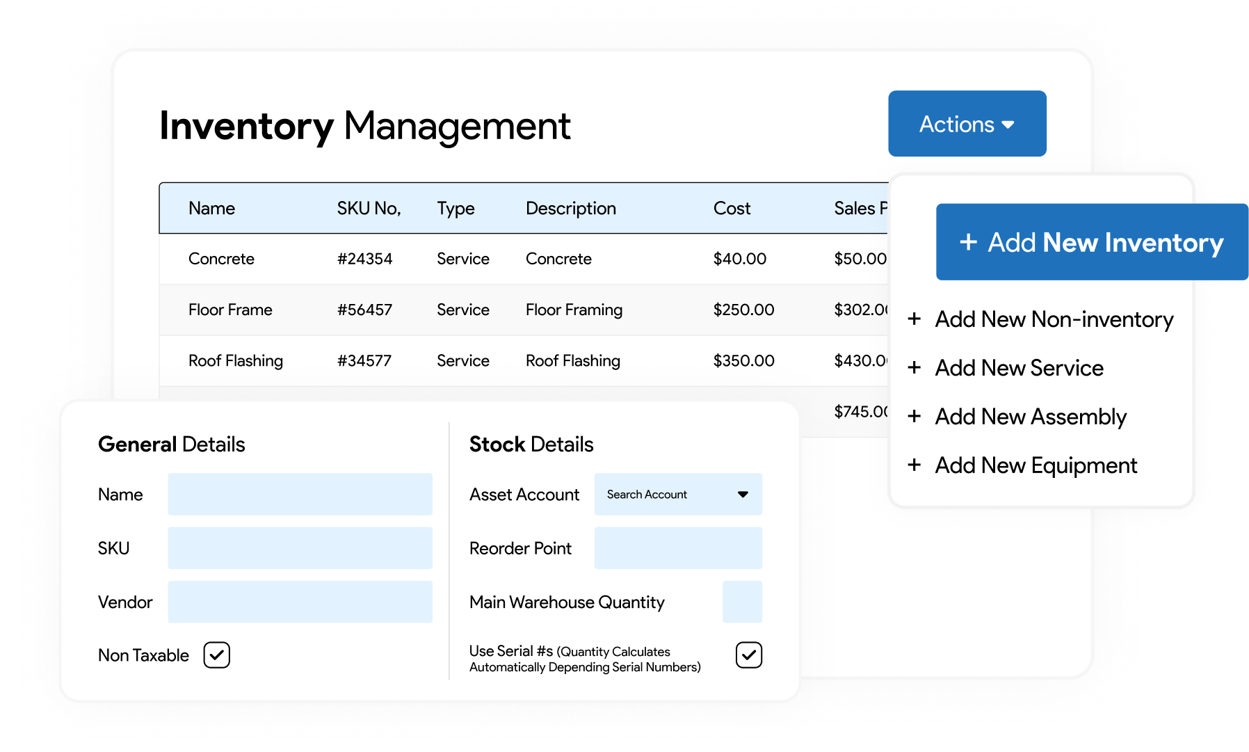 Inventory Management Software for Commercial Contractors | IndusTrack