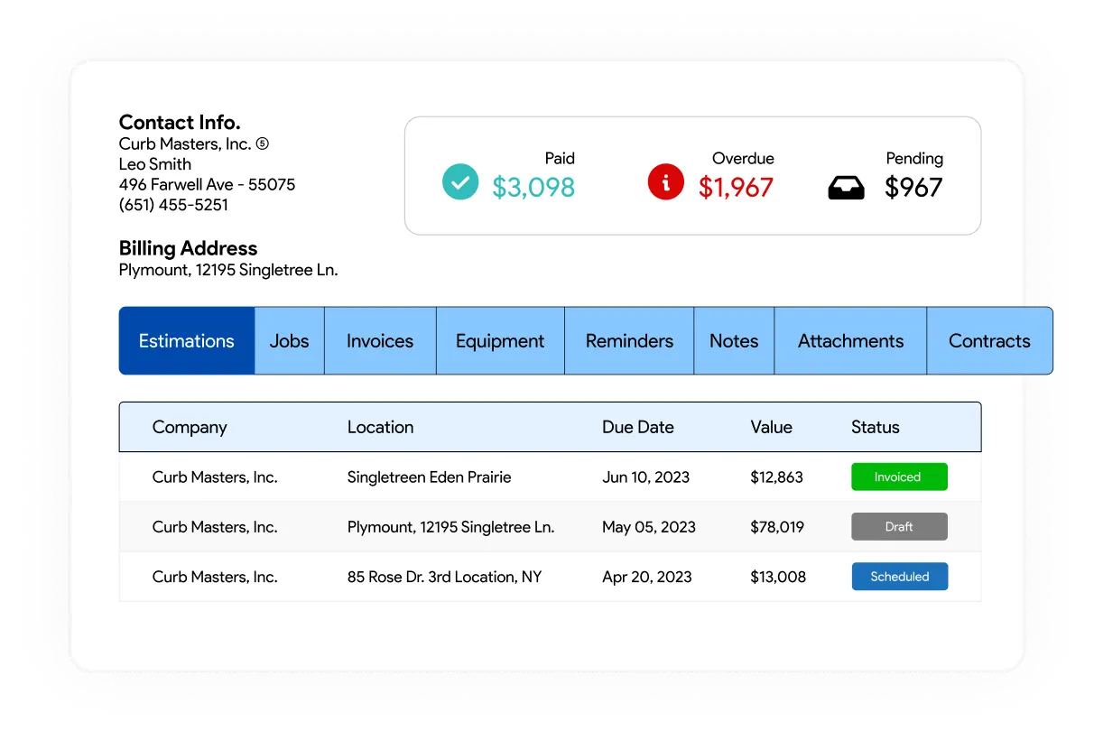 Snow Plow Software - Snow Removal Software | IndusTrack